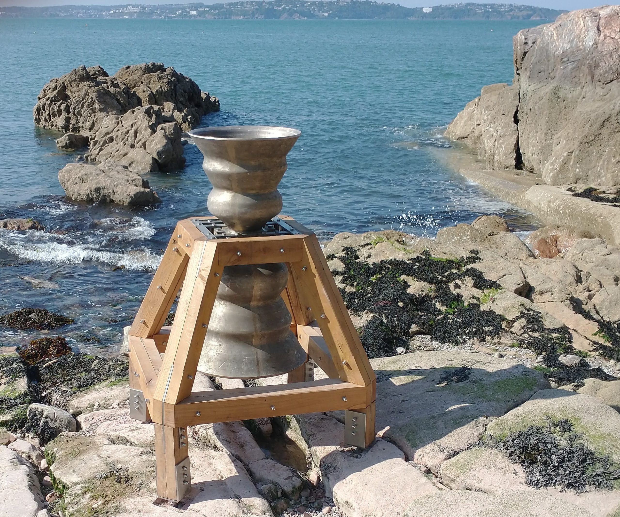 Installation of the bell! - Time and Tide Bell