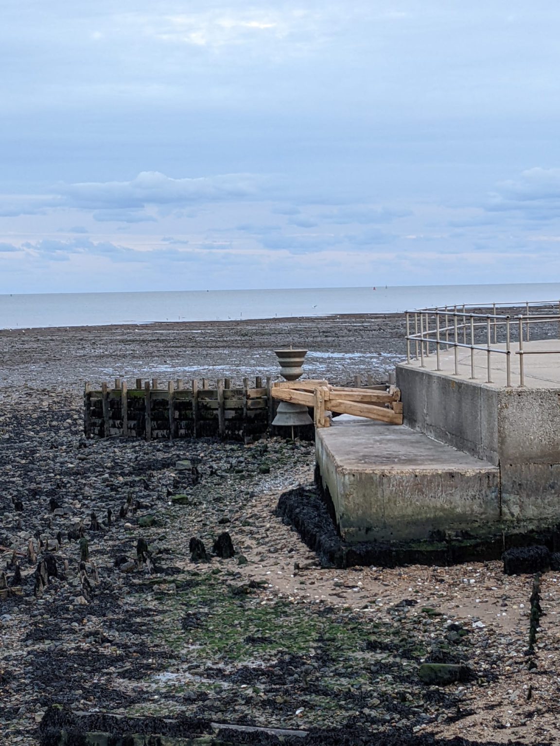 The Harwich bell is installed - Time and Tide Bell